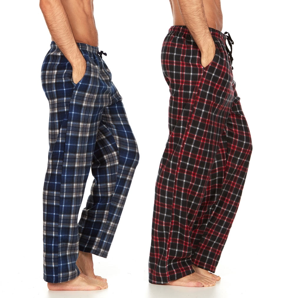 DARESAY Men’s Microfleece Pajama Pants/Lounge Wear with Pockets ...