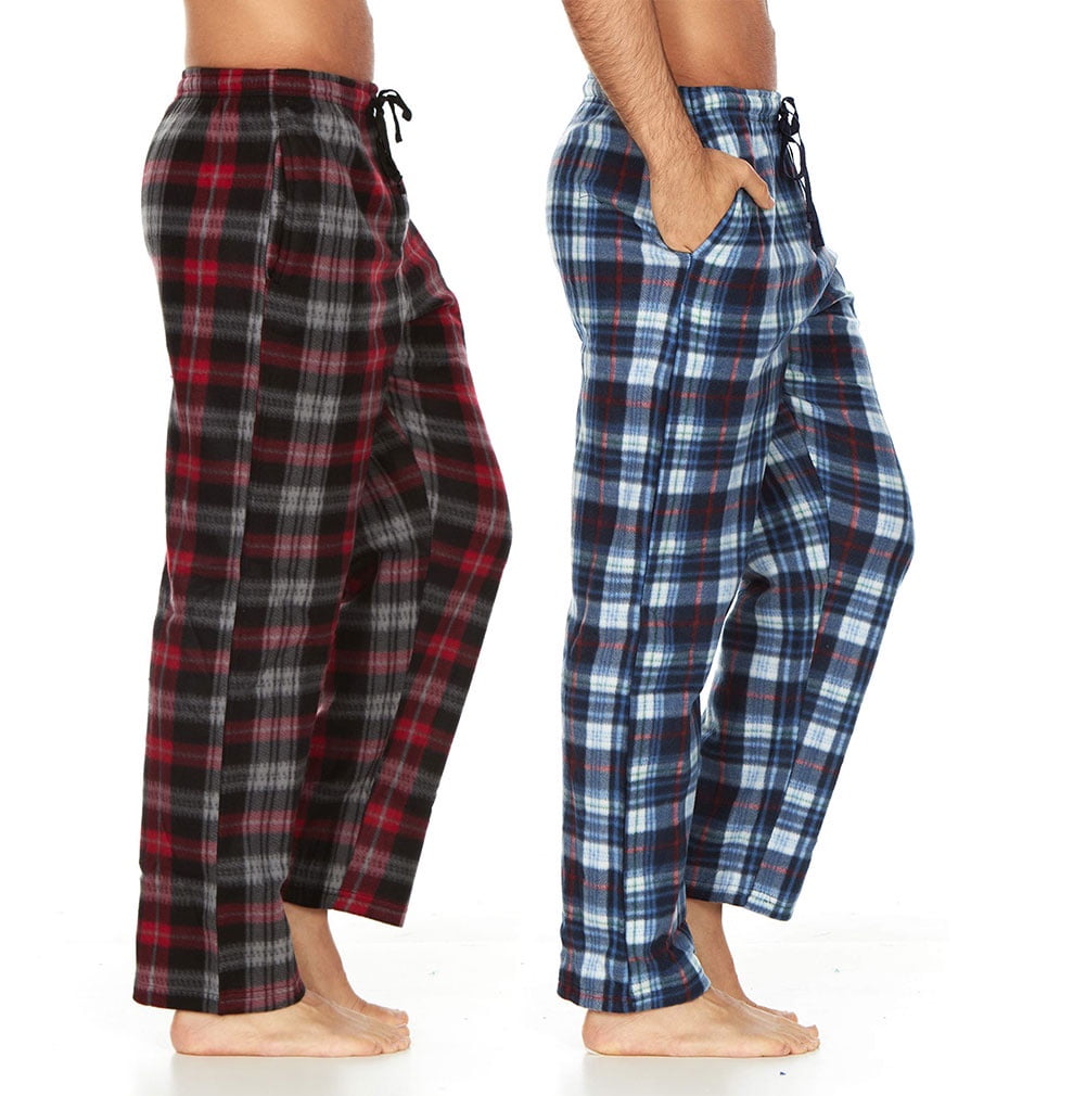 DARESAY Men’s Microfleece Pajama Pants/Lounge Wear with Pockets ...