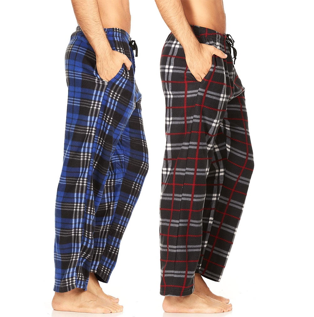 DARESAY Men's Premium 100% Polyester Microfleece Pajama Lounge Pants ...