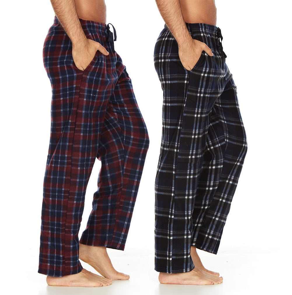 DARESAY Men’s Microfleece Pajama Pants/Lounge Wear with Pockets ...