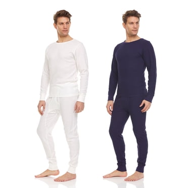Thermajohn Thermal Underwear for Men Long Johns V-Neck Set (XS-4XL ...