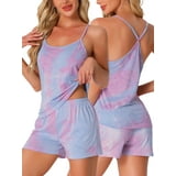 DARING DIVA Pajama Set Cotton Cami 2 Piece Strap Camicole Nightwear L ...