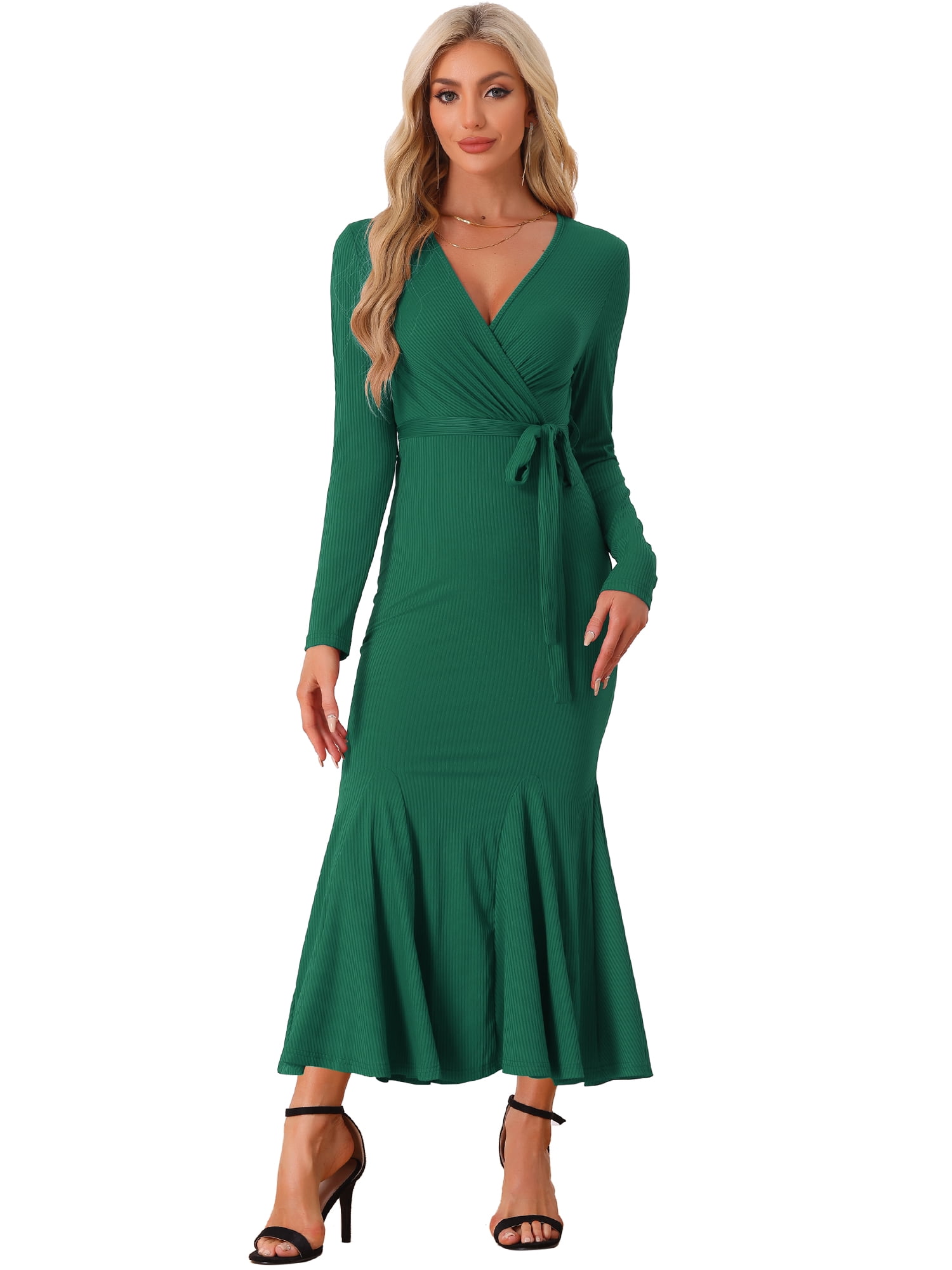 DARING DIVA Sweater Ribbed Knit Bodycon Long Maxi Fishtail Dress XL ...