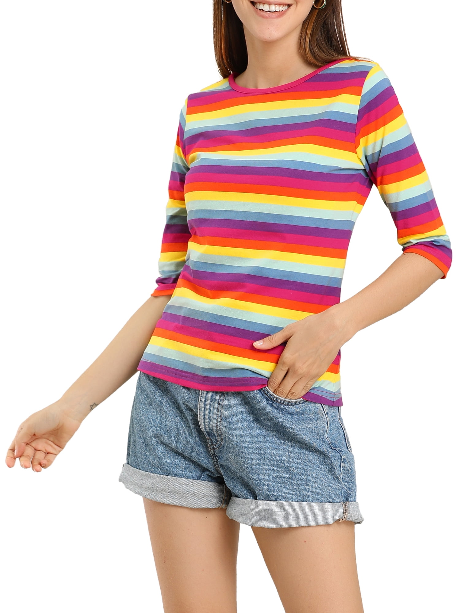 DARING DIVA Women's Halloween Costume 1/2 Sleeve Floral Top M ...