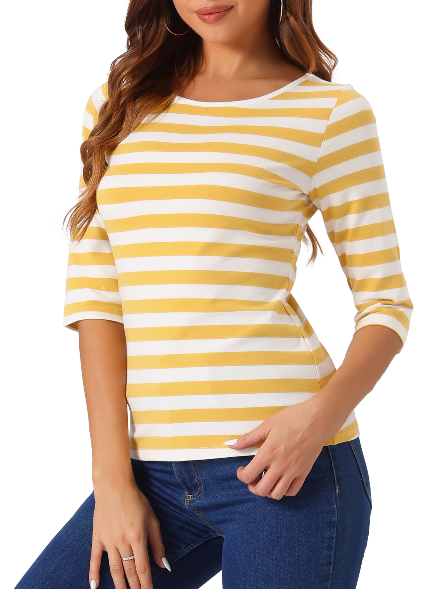 DARING DIVA Women's Halloween Costume 1/2 Sleeve Floral Top M Yellow ...