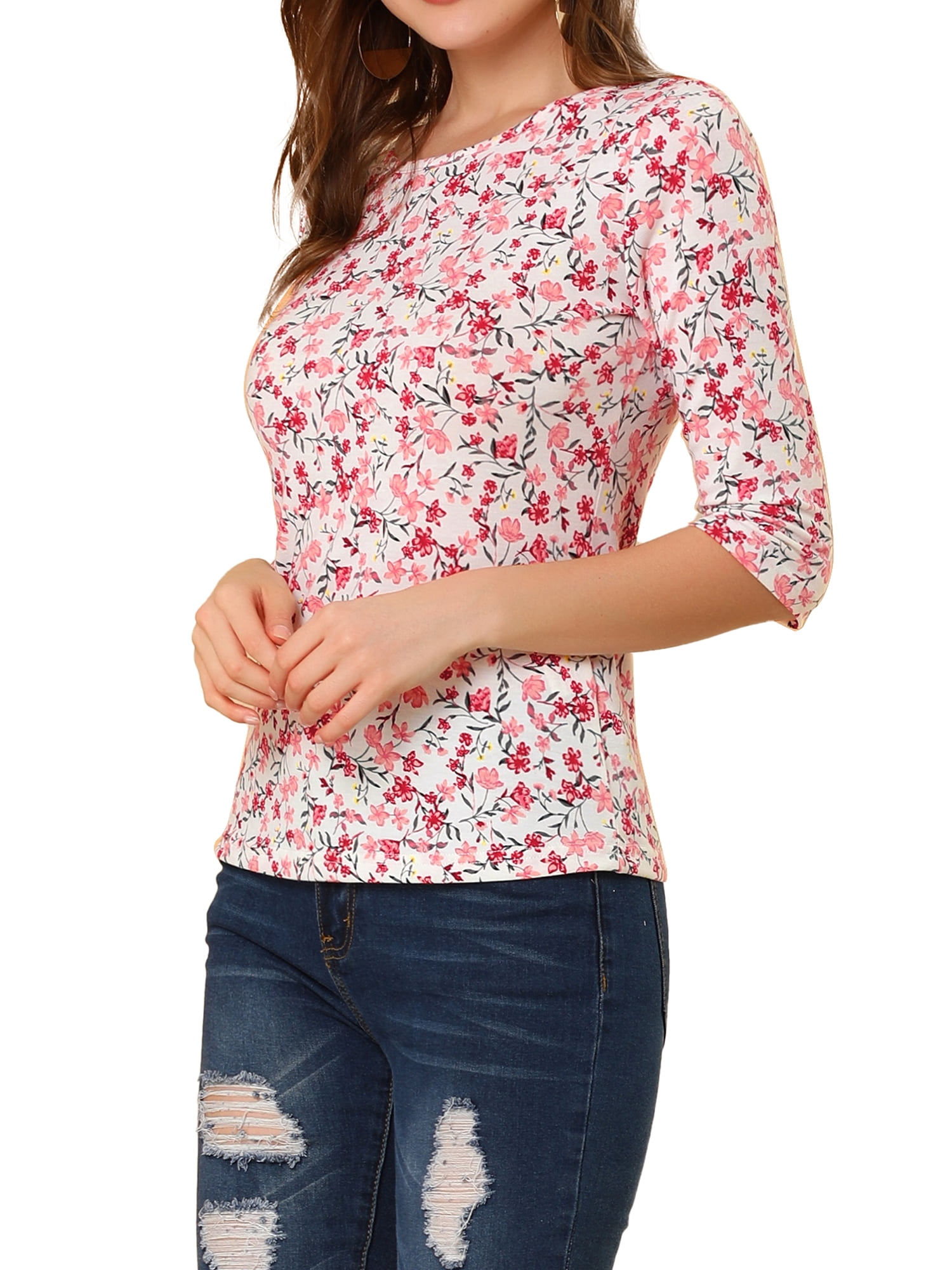 DARING DIVA Women's Halloween Costume 1/2 Sleeve Floral Top XX-Large ...