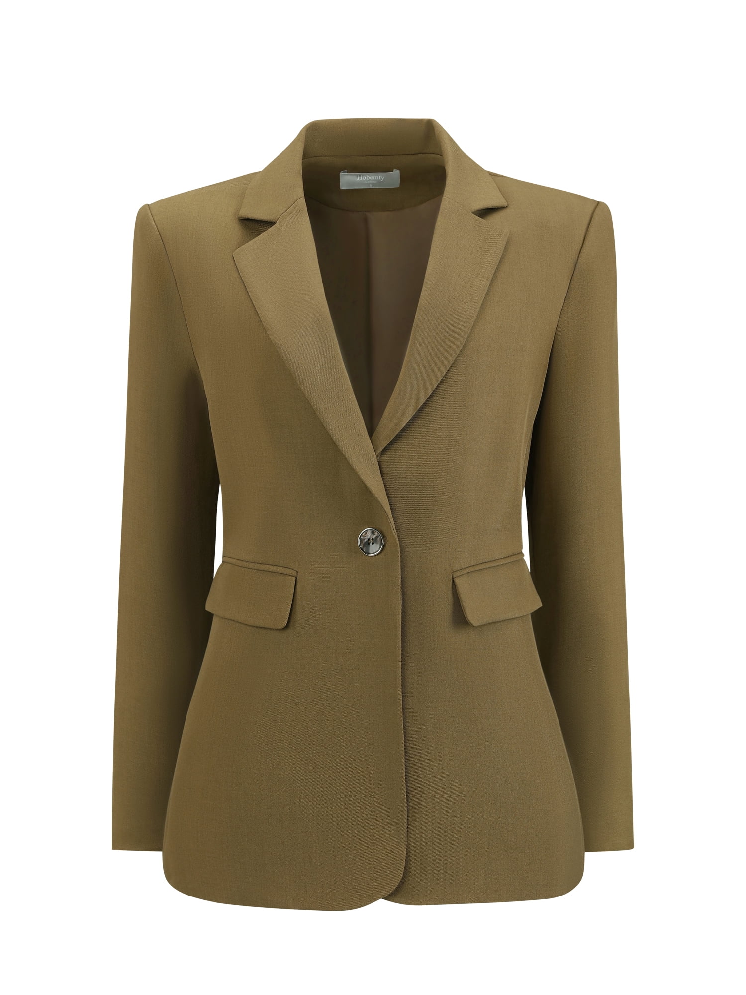 DARING DIVA Women's Open Front Long Sleeve Work Suit Jacket Blazer with ...