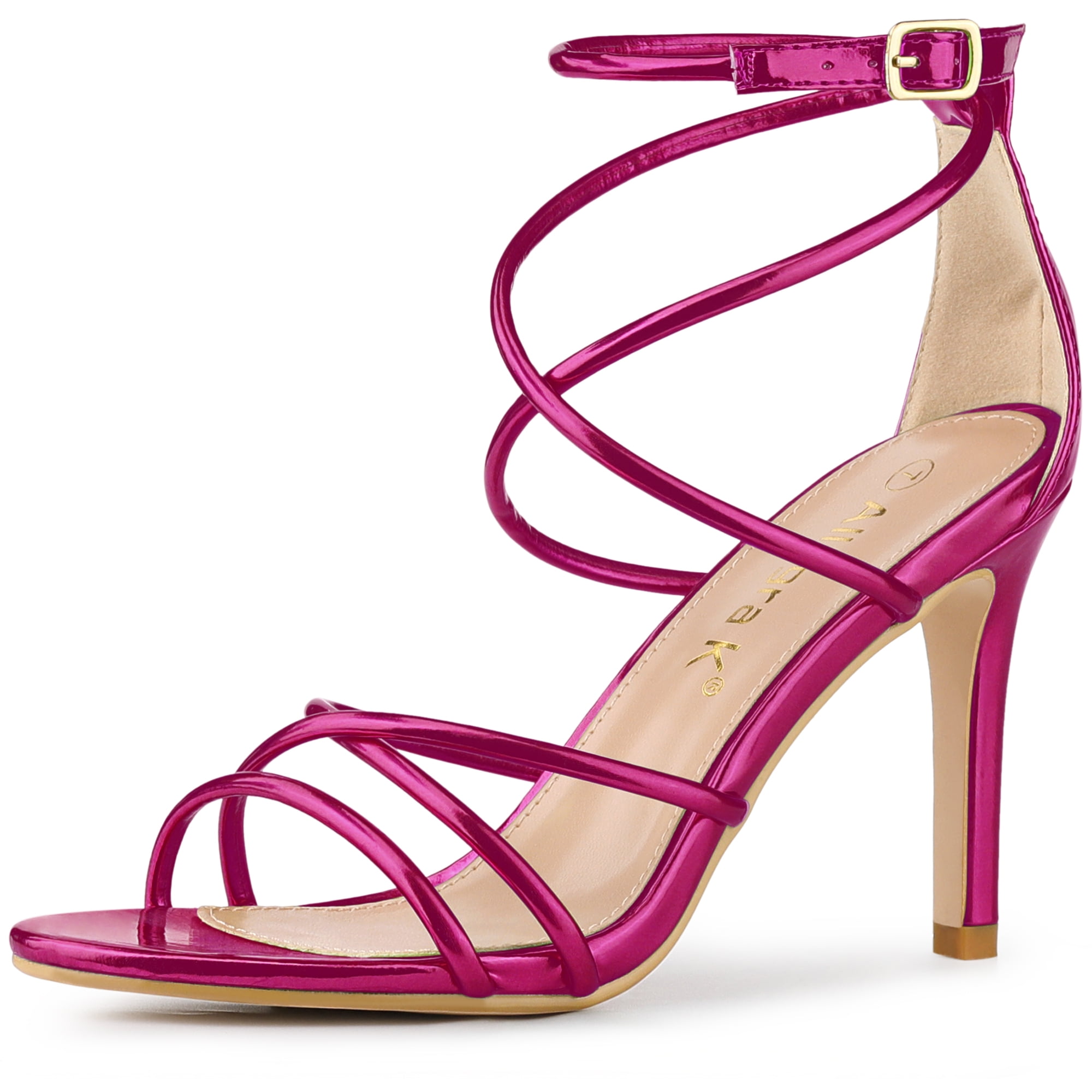 DARING DIVA Women's Open Toe Strappy Straps Stiletto Heel Sandals Hot ...