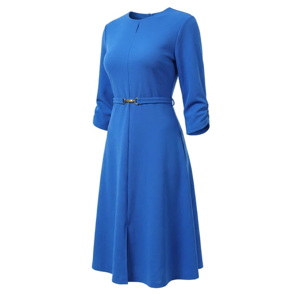 DARING DIVA Women's Outfit A-Line Keyhole Neck Spring Midi Dresses for ...