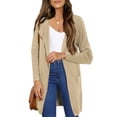 DARING DIVA Women's Spring Open Front Knit Long Cardigan Sweaters M ...