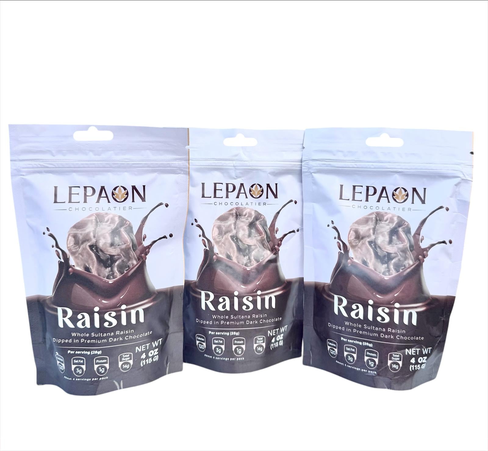 DARK CHOCOLATE COATED RAISIN PACK OF 3 - Walmart.com