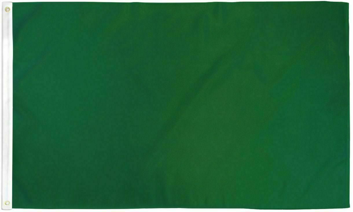 DARK GREEN Solid Color Flag 2X3ft Blank Flag SUPER POLYESTER 100D FADE ...