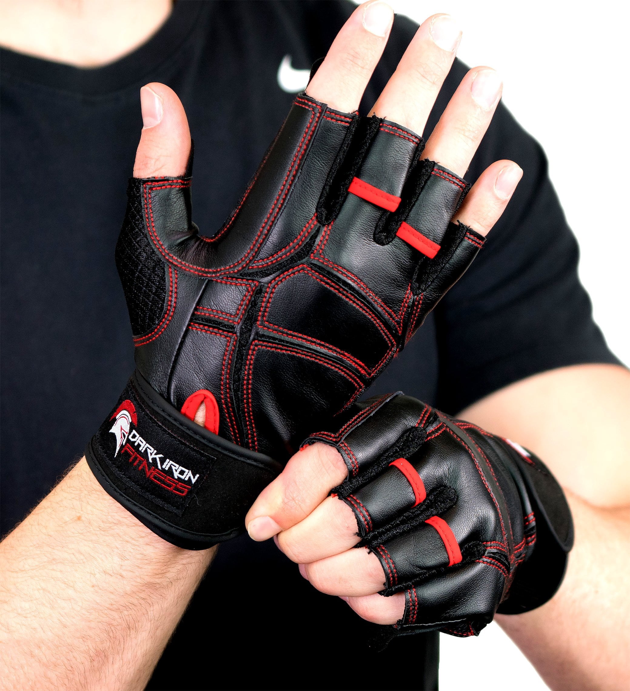 DARK IRON FITNESS Work Out Gloves - Mens and Womens Weightlifting Gym ...