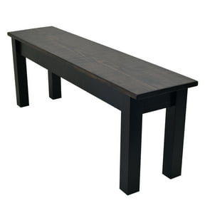 Dark Wood Benches