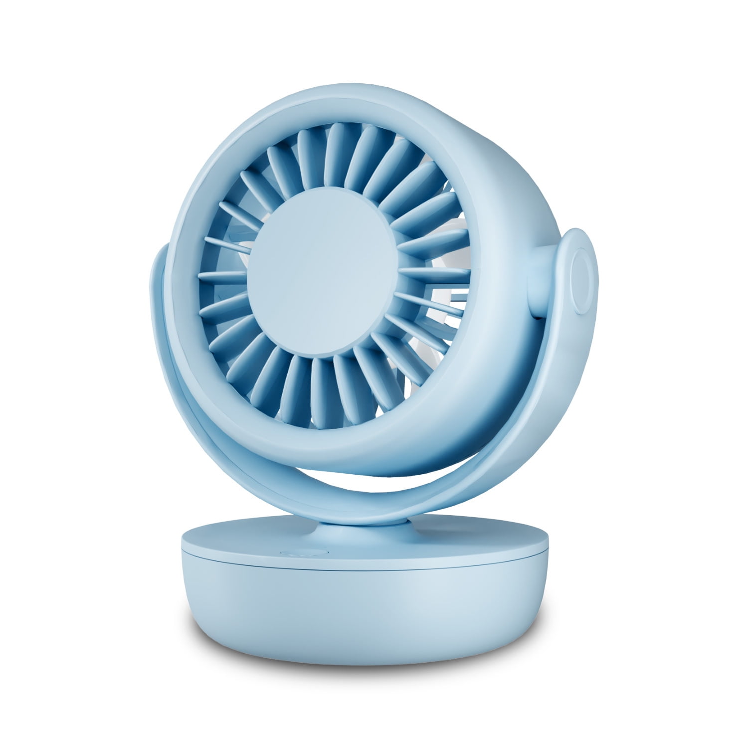 DARKINGS Desk Fan with 3 Wind Speed, Mini Fan with 240° Horizontal ...