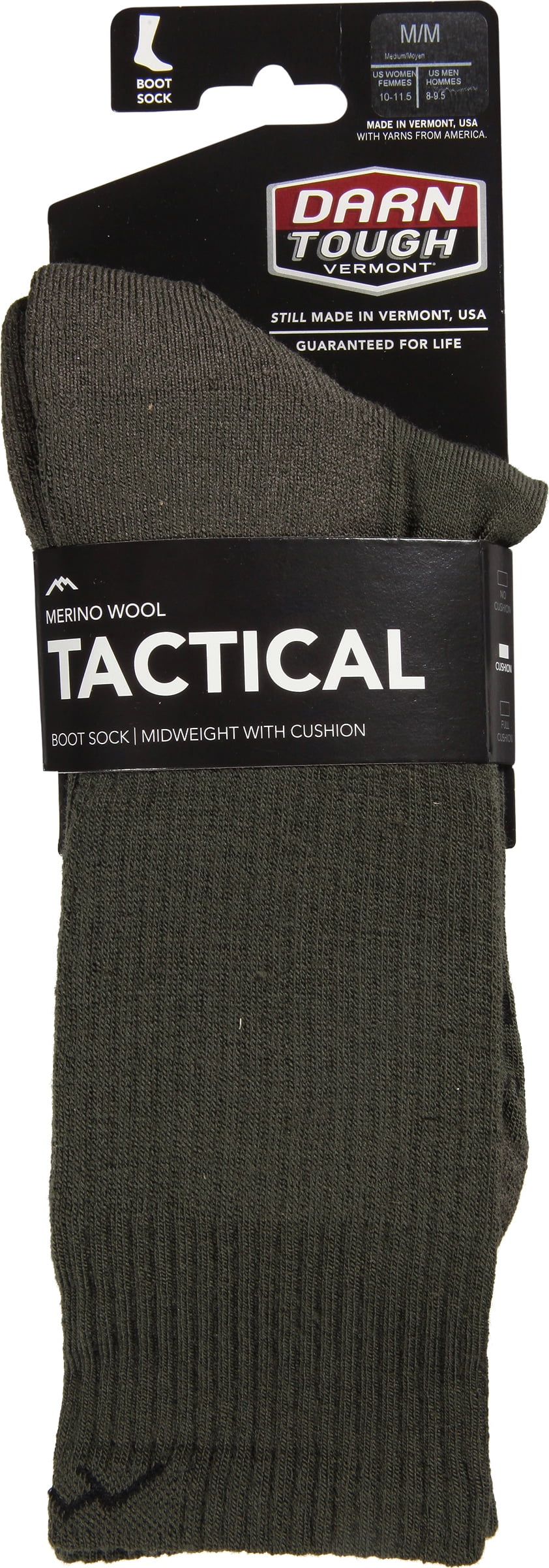 Darn Tough Vermont Foliage Green Merino Wool Tactical Boot Socks Medium ...