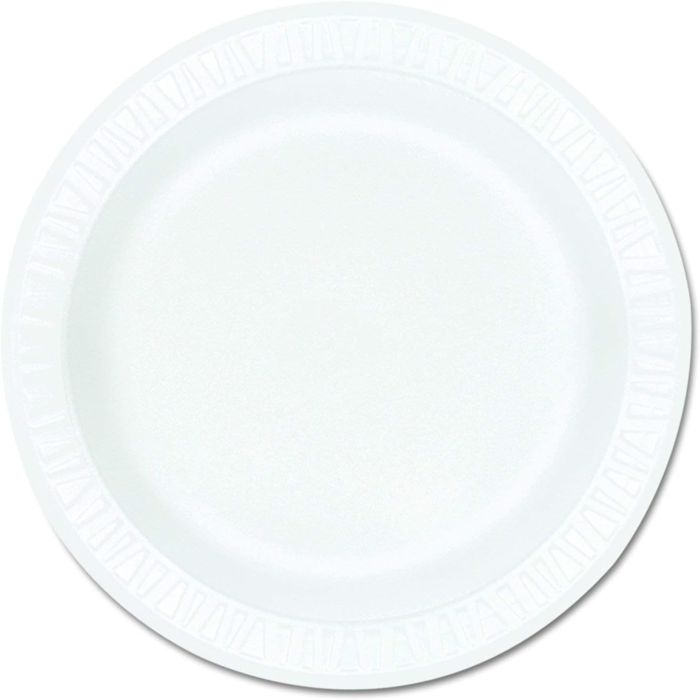 DART 9PWCR Concorde Foam Plate 9-Inch dia White 125/Pack 4 Packs/Carton ...
