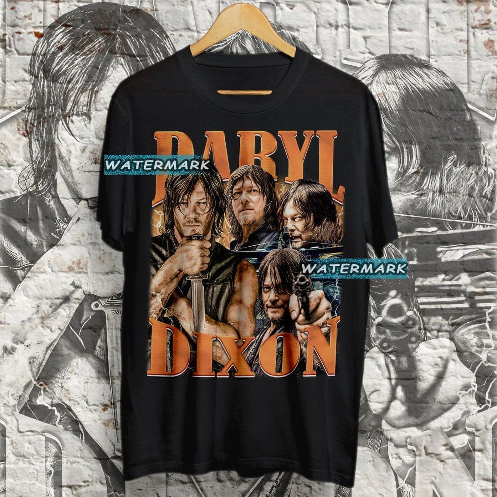 DARYL DIXON - Rick Grimes Shirt, Daryl Dixon Tee, Daryl Dixon T-Shirt - Walmart.com