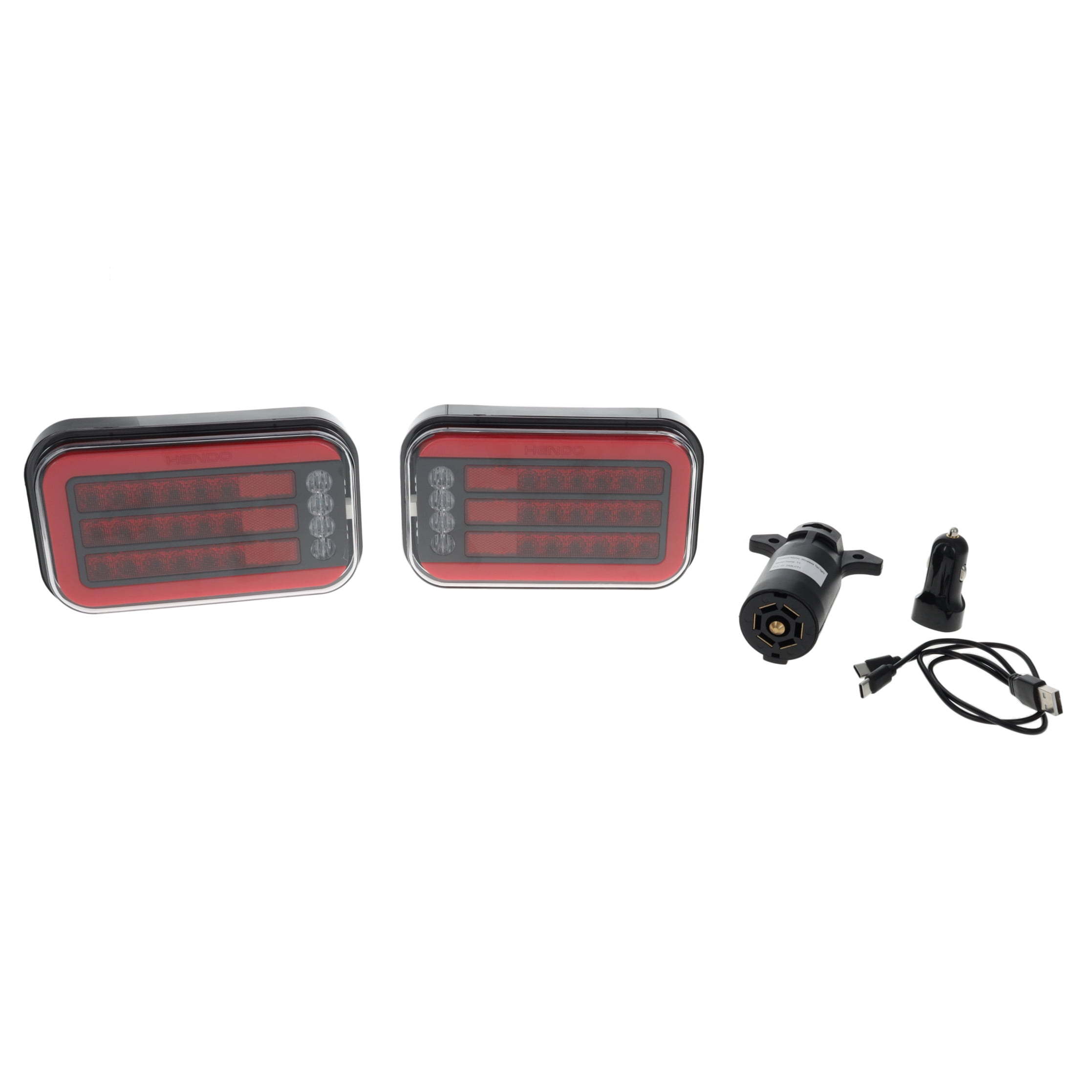 Hendo T1 Rechargeable Wireless Trailer Light Kit LED Trailer Lights ...
