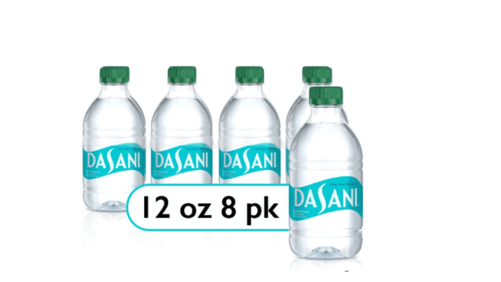 DASANI Purified Bottled Water, 12 fl oz Bottles, 8 Pack - Walmart.com