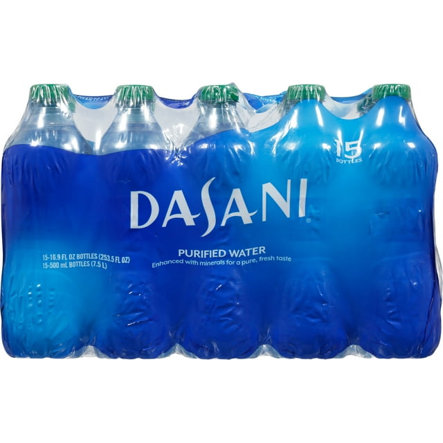 Dasani Purified Water Bottle Enhanced With Minerals 15pk16 9oz