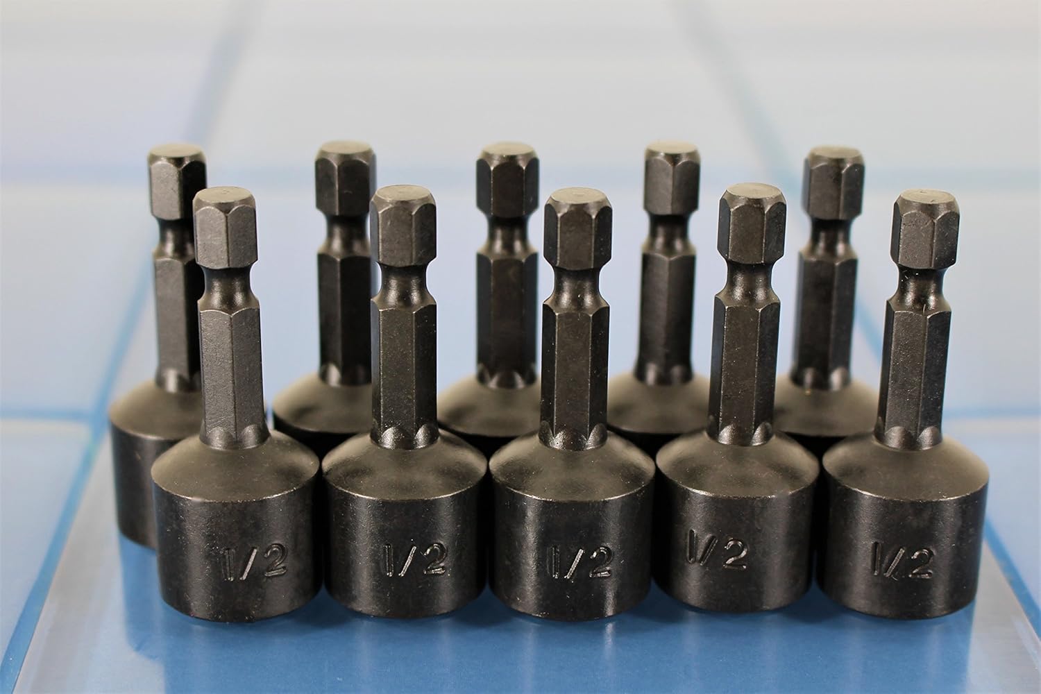 DASAW-10 pc Impact Ready Nut Driver 1/2 Inch Magnetic Nutsetter Set ...