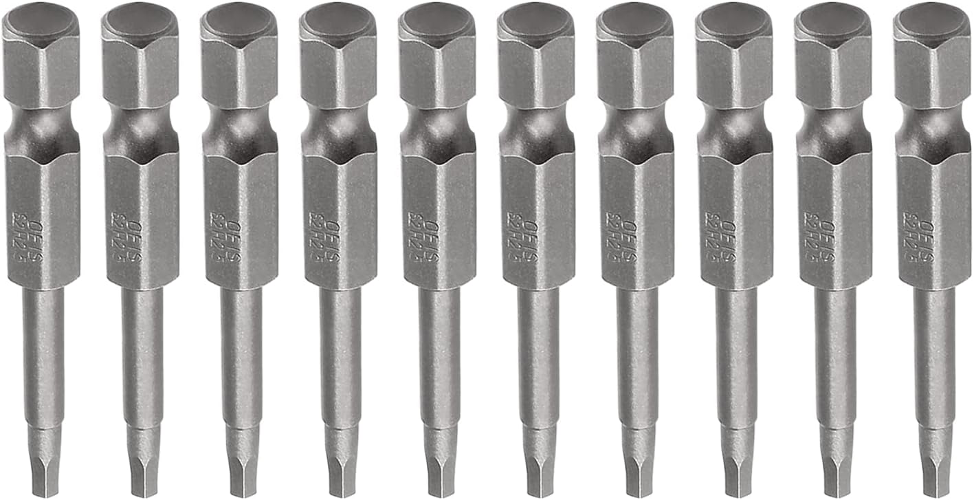 DASAW-10Pcs Hex Head Allen Wrench Drill Bit Set, S2 Steel Magnetic Hex ...