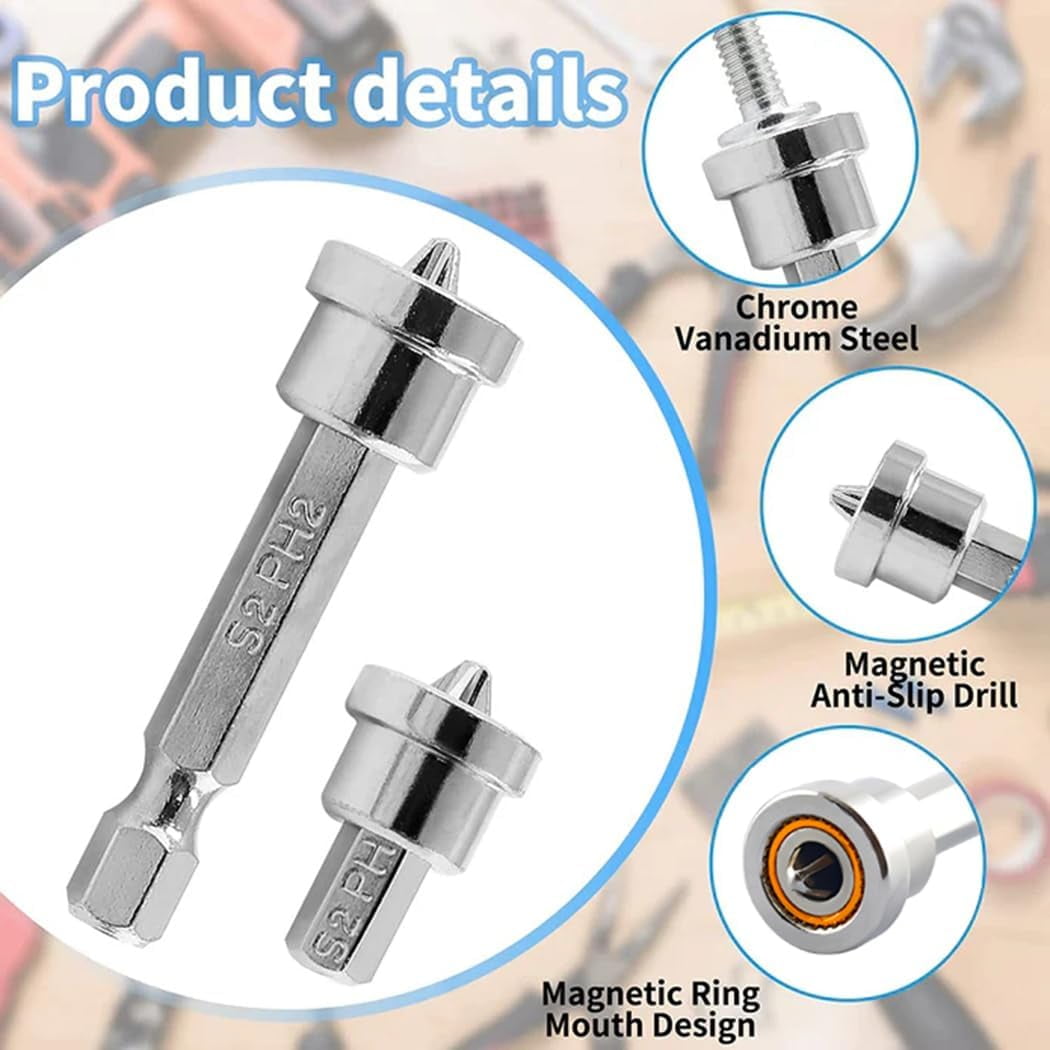 DASAW-10pcs Set TEURSA ® Premium Magnetic Drywall Screw Setter - PH2 ...