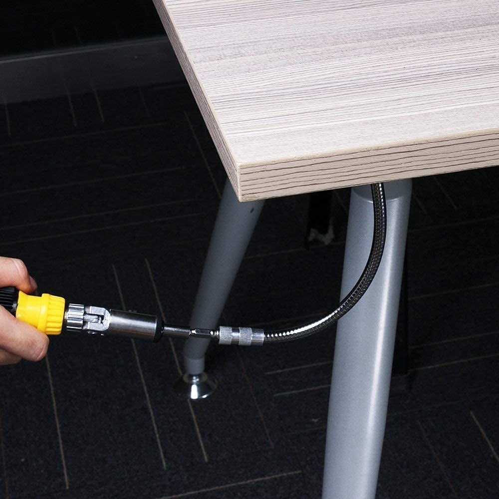 DASAW-2pc Flexible Extension Drill Bit Holder Flex Shaft Impact Driver ...