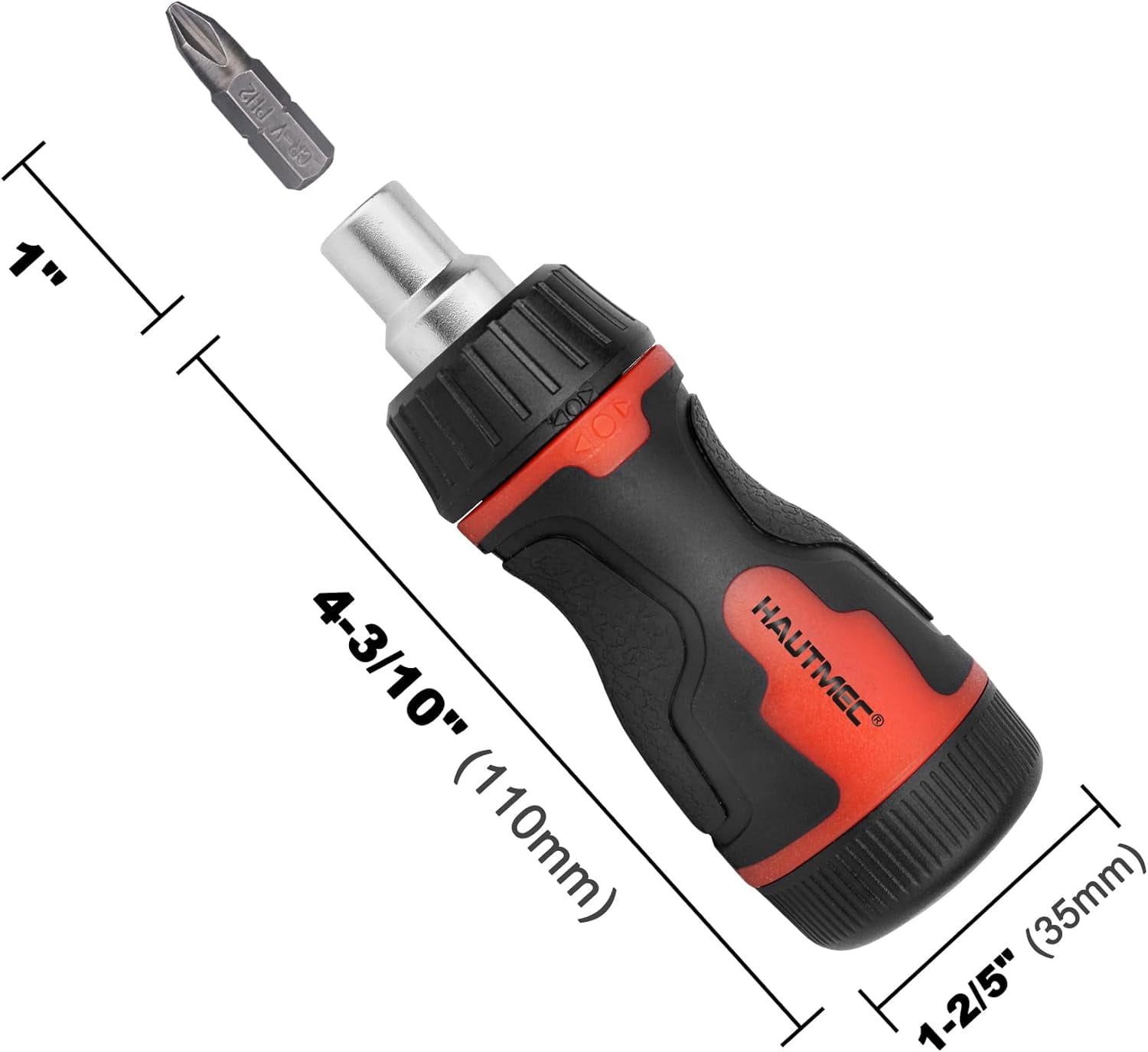 DASAW-7-in-1 Stubby Ratcheting Screwdriver Set, Multi Screwdriver Tool ...