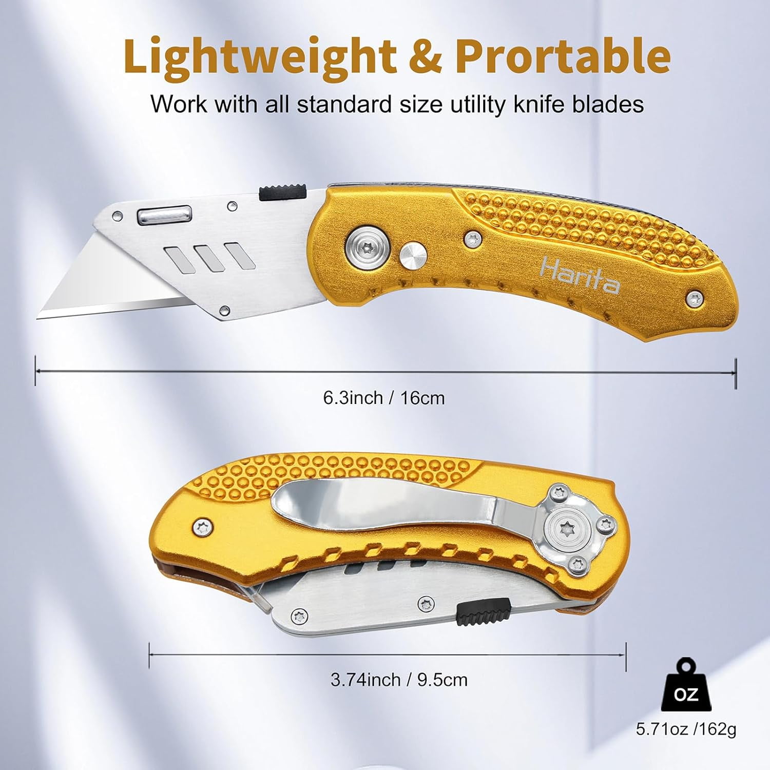 DASAW-Box Cutter Heavy Duty Utility Knife, Razor Knife, Lightweight ...
