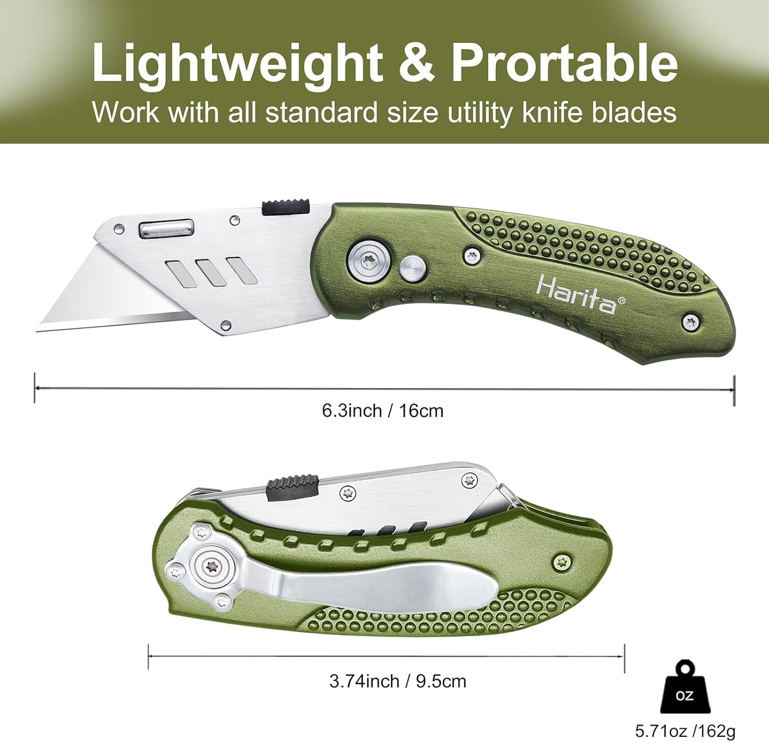 DASAW-Box Cutter Heavy Duty Utility Knife, Razor Knife, Lightweight ...
