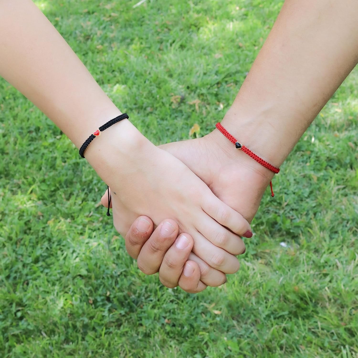 DASAW-By Isla Jewelry Set of 2 Colorful Heart Beaded Matching Bracelets ...