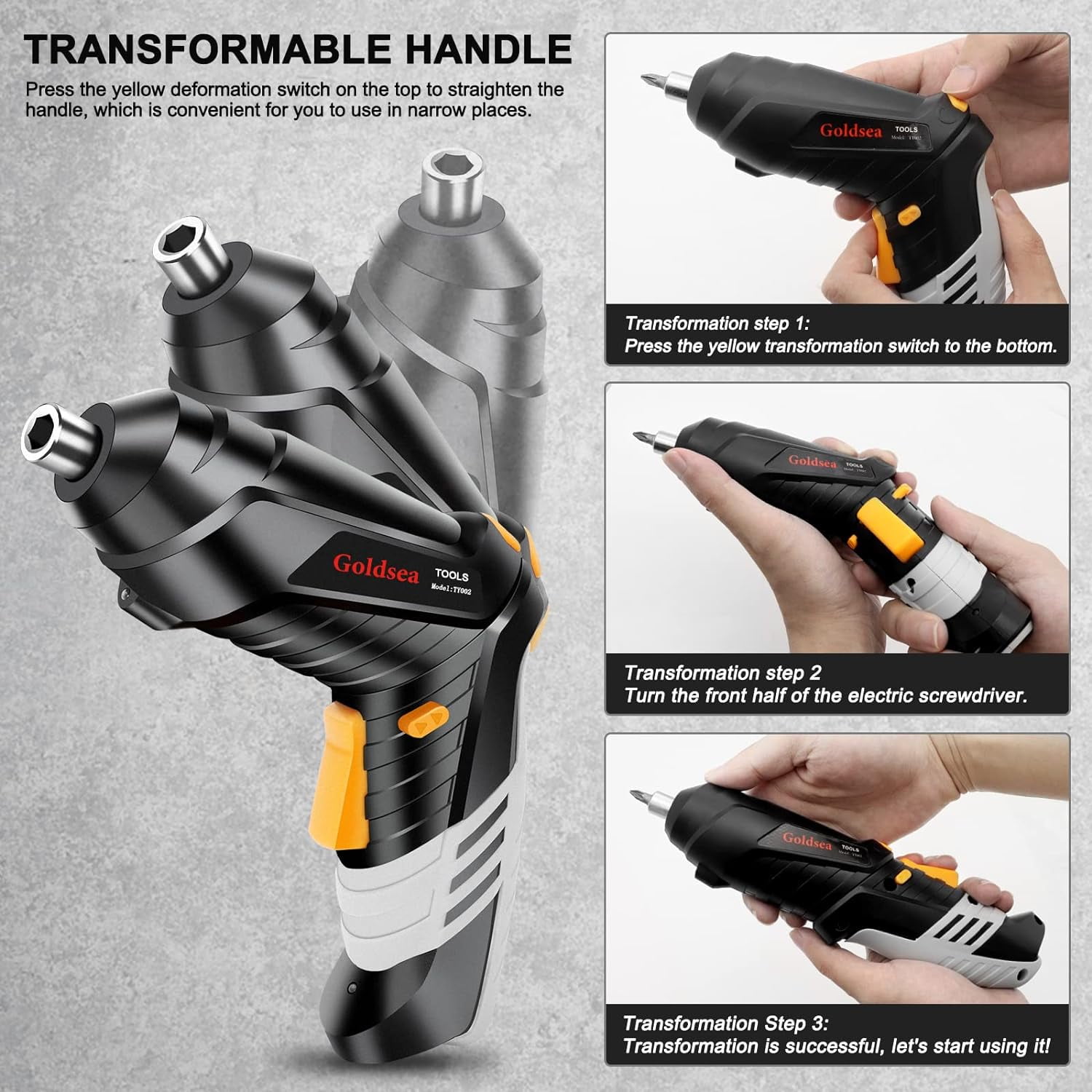DASAW-Electric Screwdriver 4.2V Cordless Screwdriver 3.5N.m 1500mAh ...