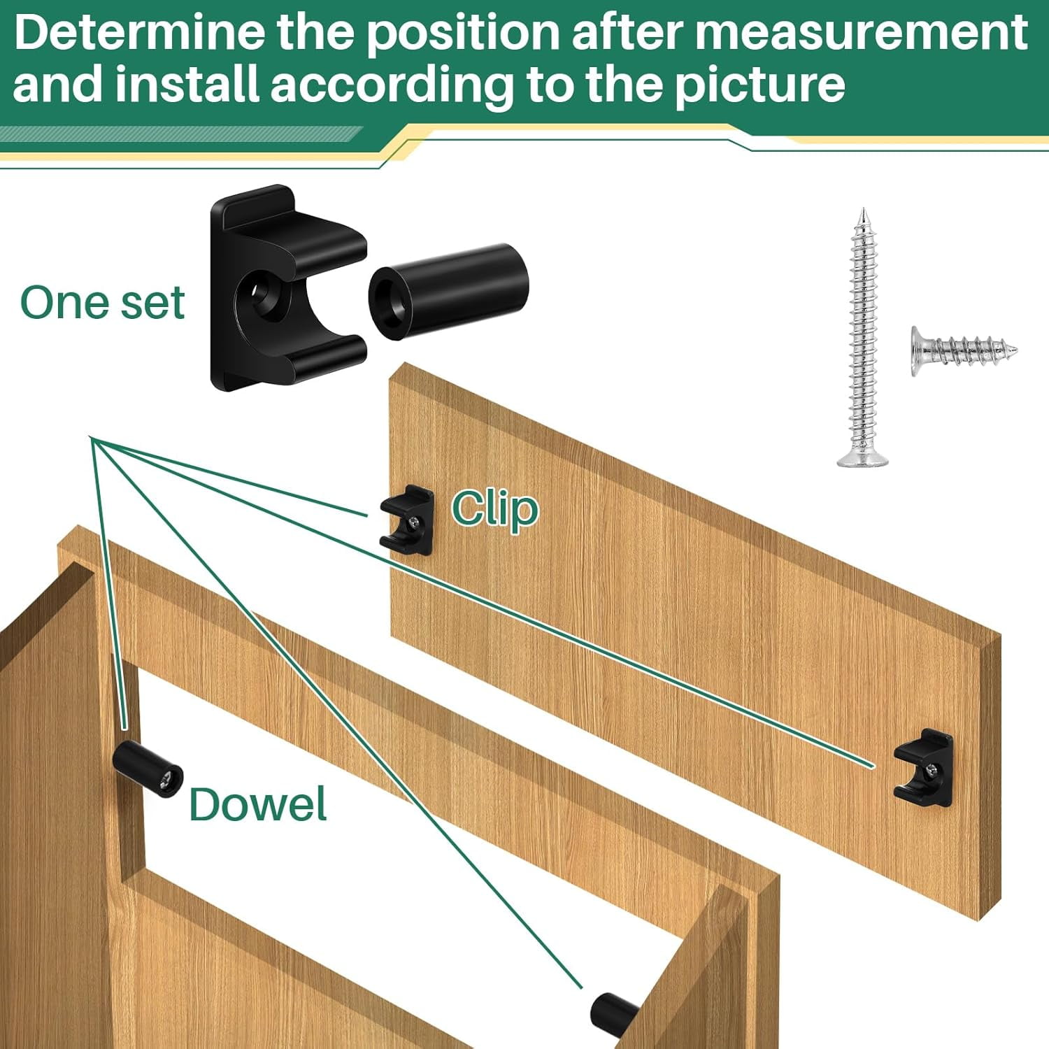 DASAW-False Cabinet Front Clip False Drawer Front Clips Sink Tip Out ...