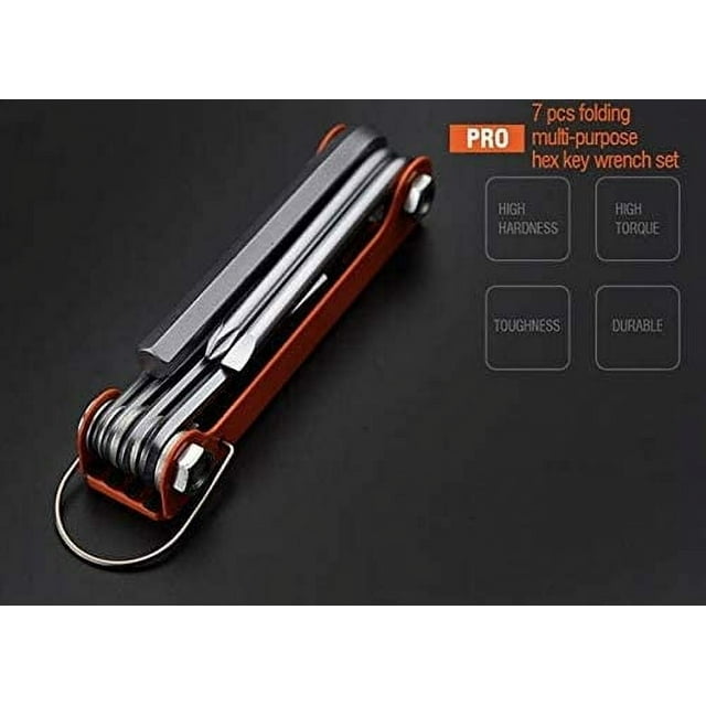 DASAW-Folding Allen Wrench Set with Phillips and Flathead Screwdriver ...