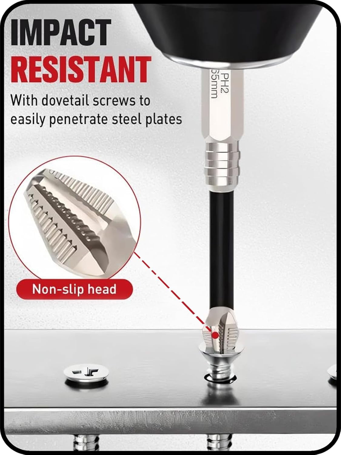 DASAW-High Magnetic Screwdriver Drill Bit Set Anti Slip, Strong ...