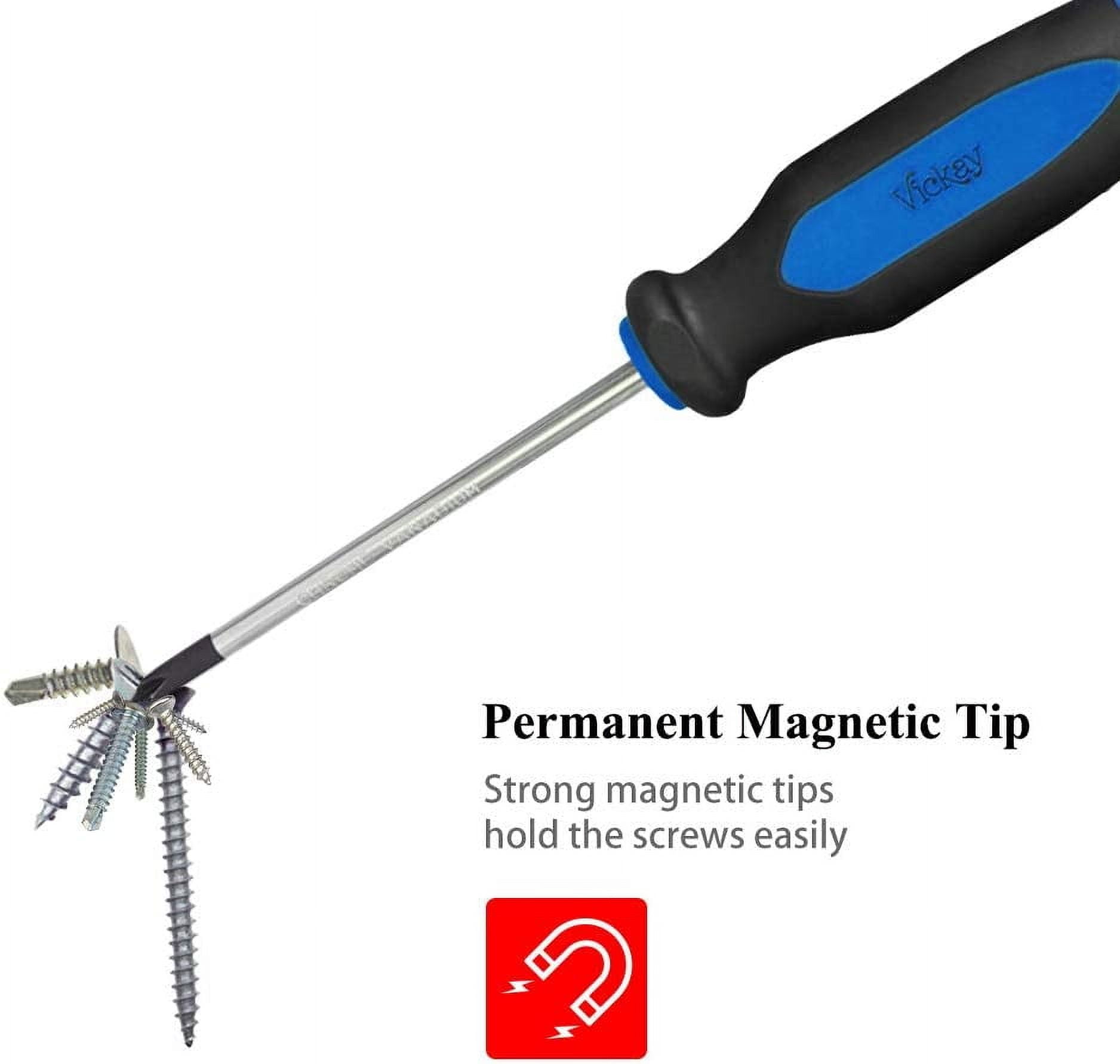DASAW-Magnetic Screwdrivers Set, 6 Pieces Slotted & Phillips ...