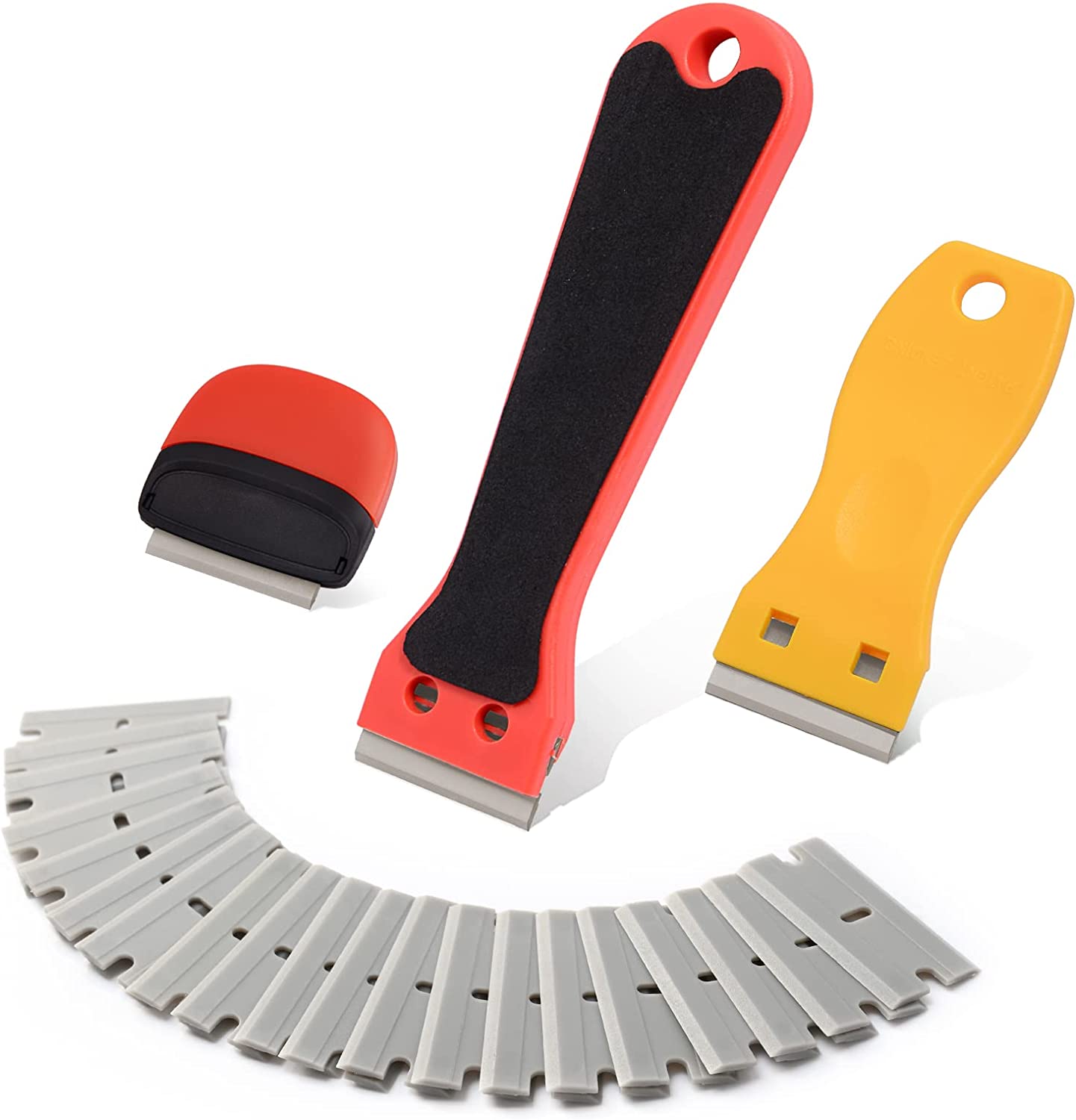 DASAW-Plastic Razor Blades 200PCS Double Edged 1.5 Inch Suit for Razor ...