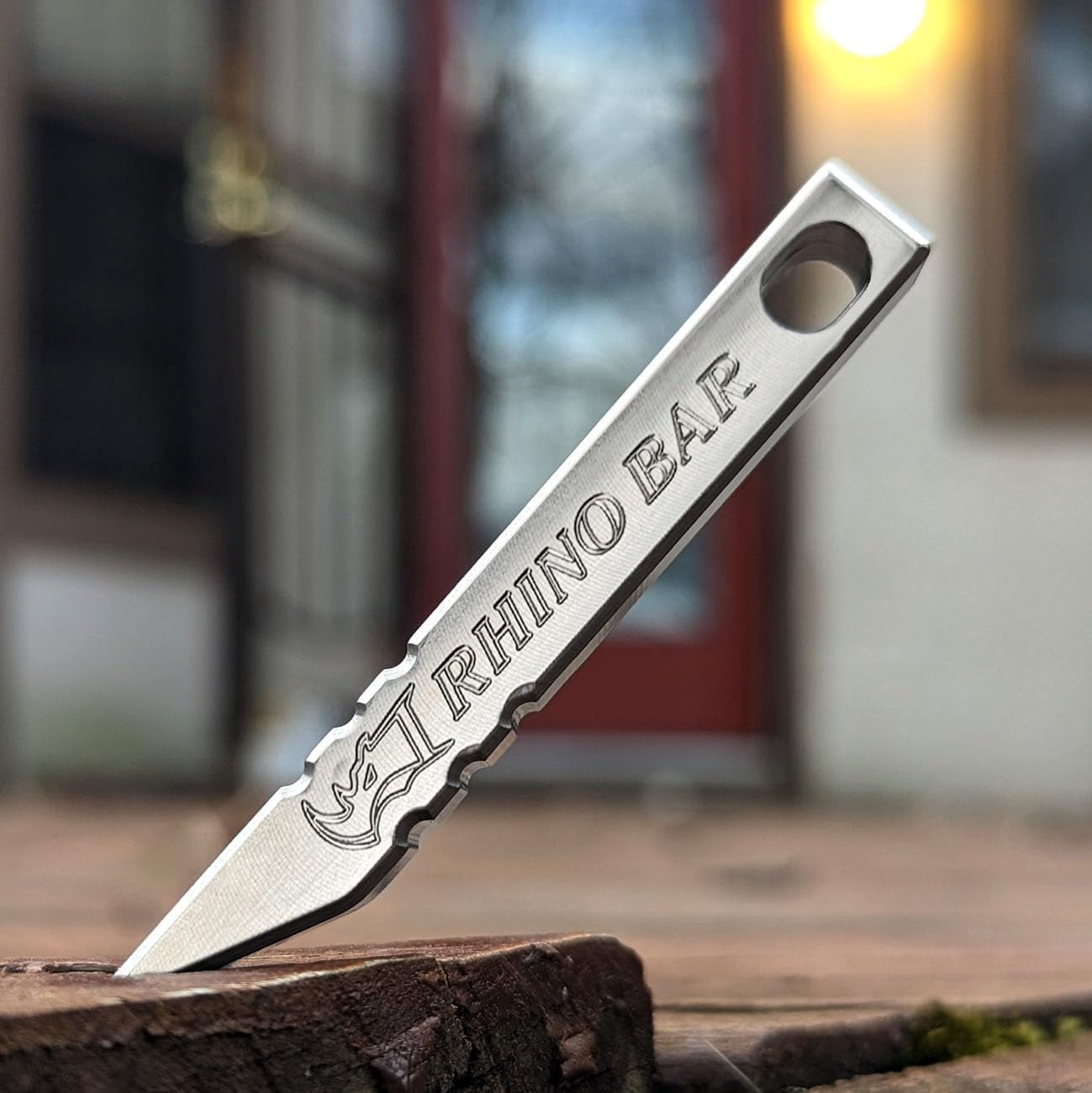 DASAW-Rhino Bar EDC Stainless Steel Mini Pry Bar Multi tool Keychain ...