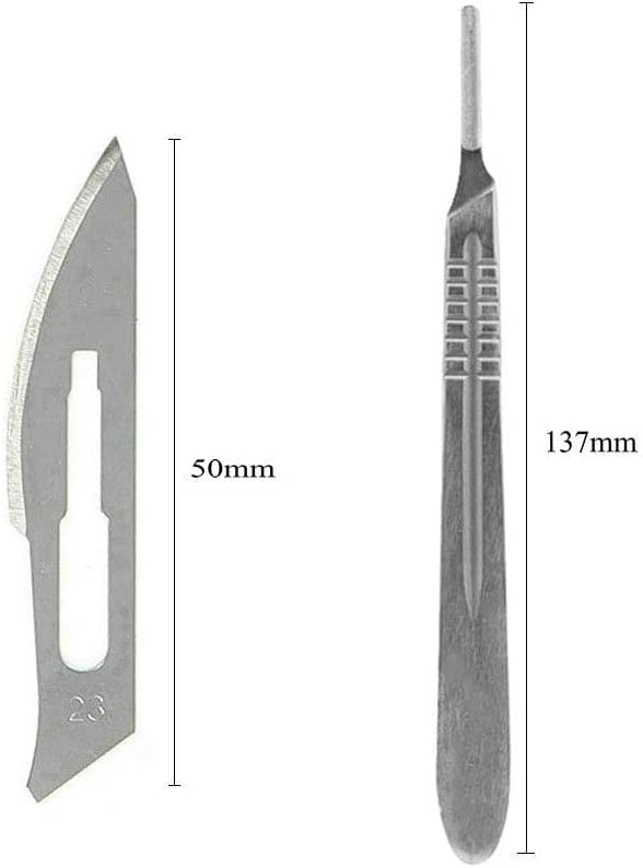 DASAW-Scalpel Blades #23 with #4 Scalpel Handle Handle - Sterile Single ...