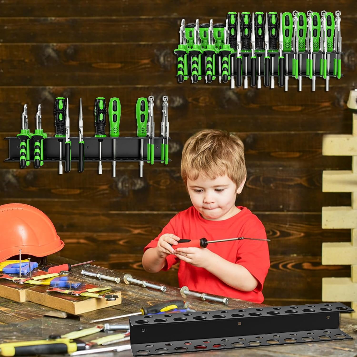 DASAW-Screwdrivers Pliers Holder Wall Mount, Heavy Duty Metal Utility ...