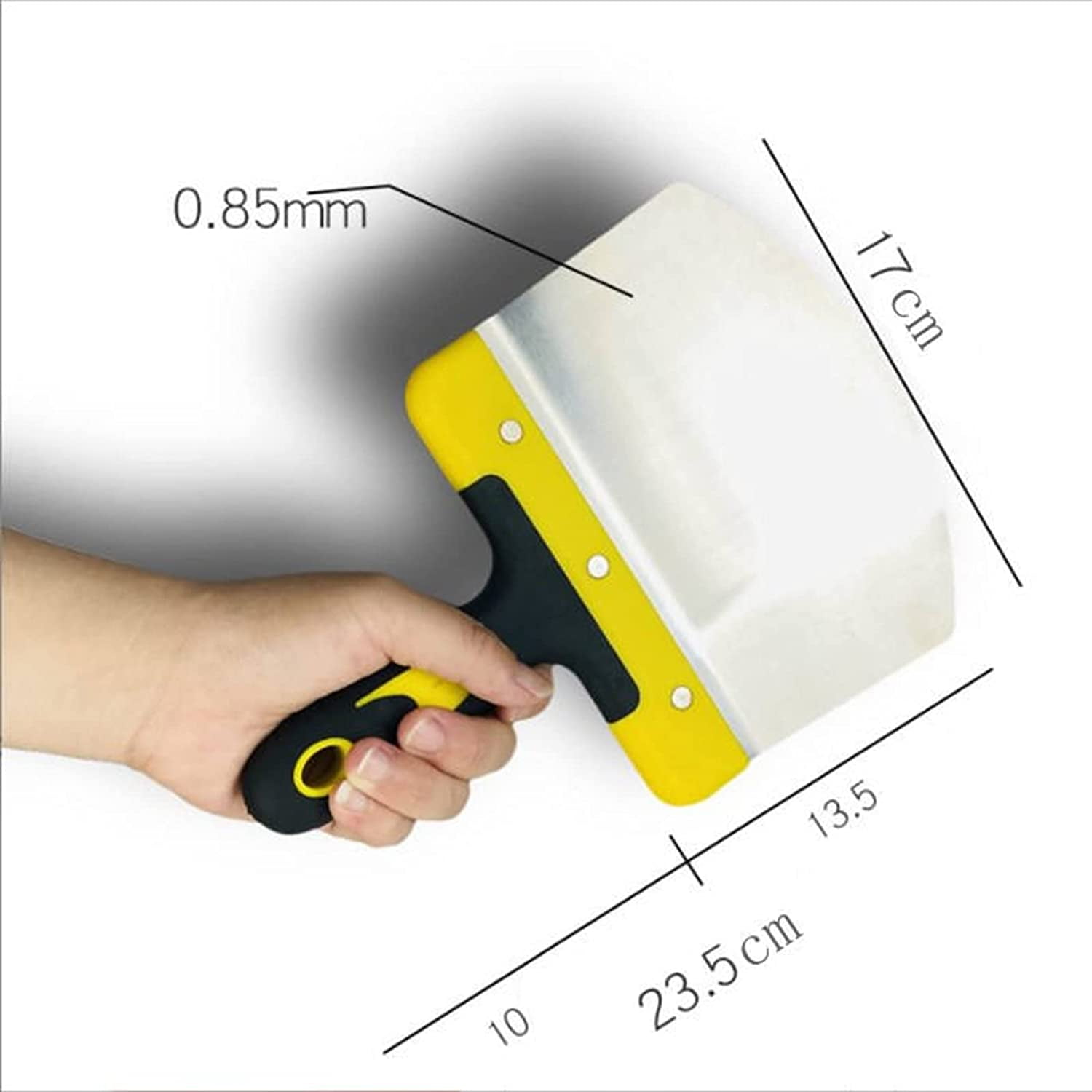 DASAW-Stainless Steel Bucket Scoop, Arc-shape Shovel Putty Knife ...