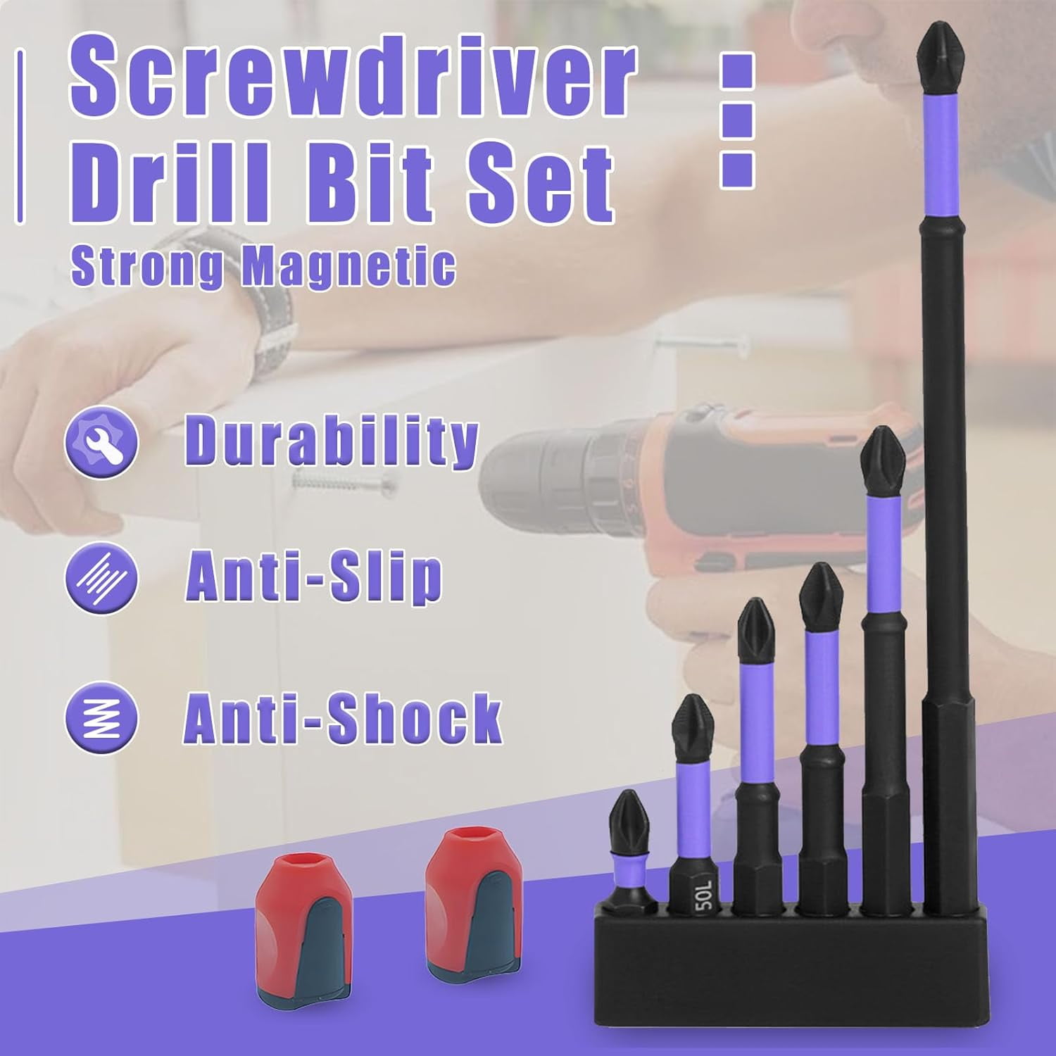 Dasaw Strong Magnetic Durability Screwdriver Drill Bit Set 2025 Anti