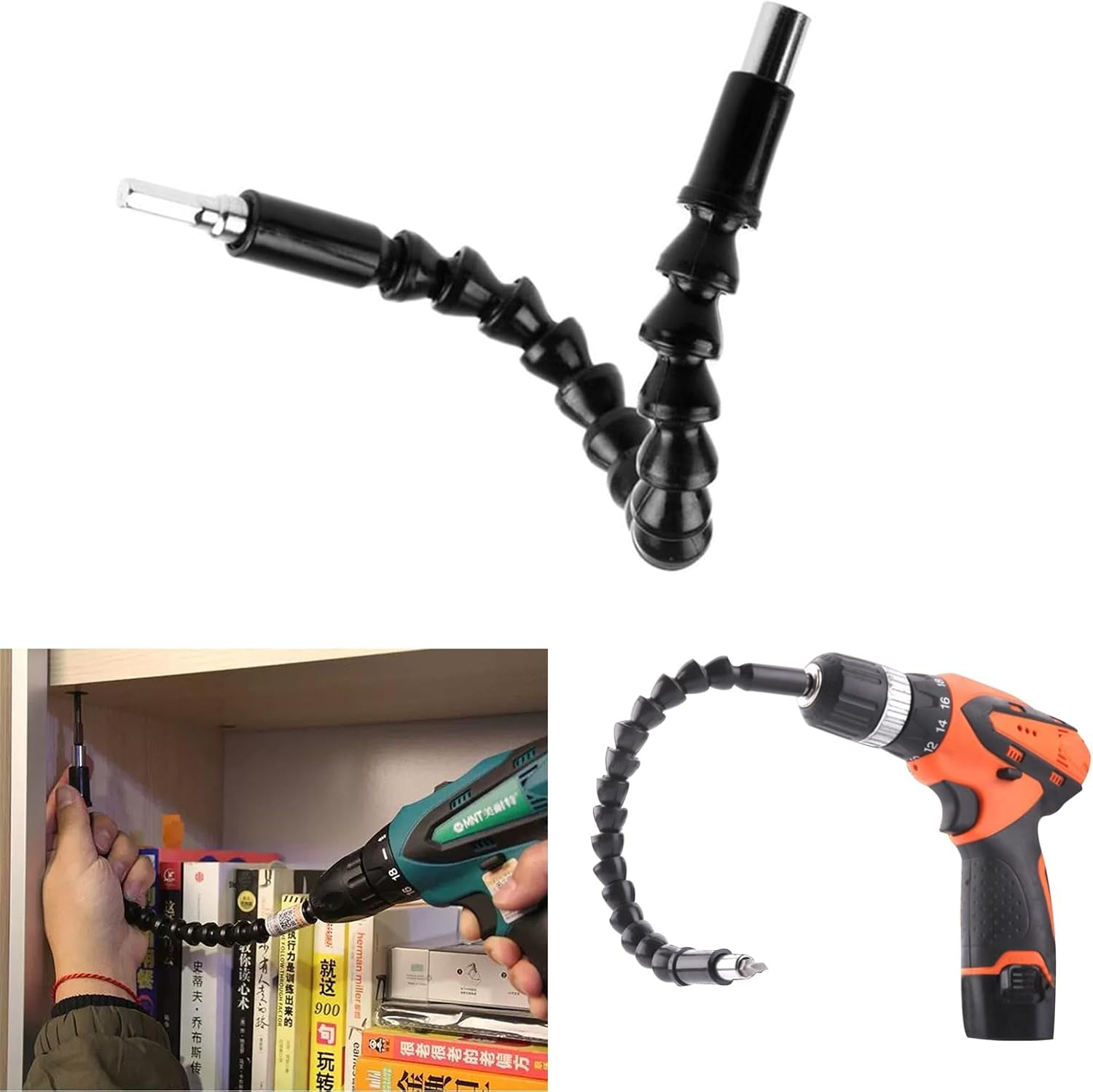 DASAW-Super Bit, Superbit Screwdriver Flexible,Flexible Drill Bit Extension, Super Bit Bendable ...