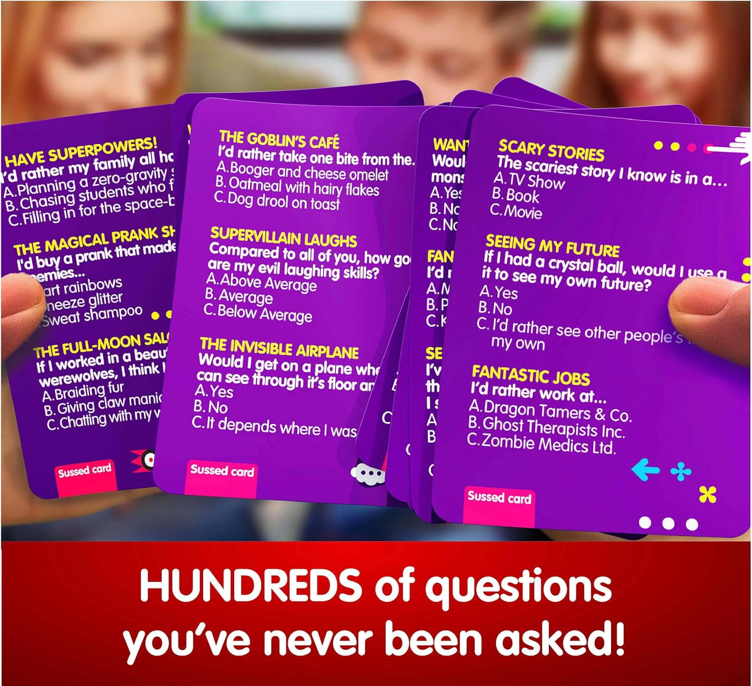 DASAW-Wacky \u2018What Would You Do?‘ Card Game - Fun & Easy Travel Game for Girls, Boys ...