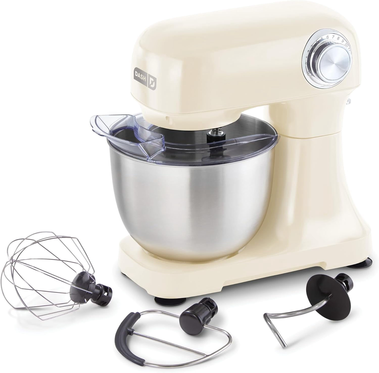 DASH Tilt-Head 3.5qt Stand Mixer with 12 Speeds, Paddle, Dough Hook ...