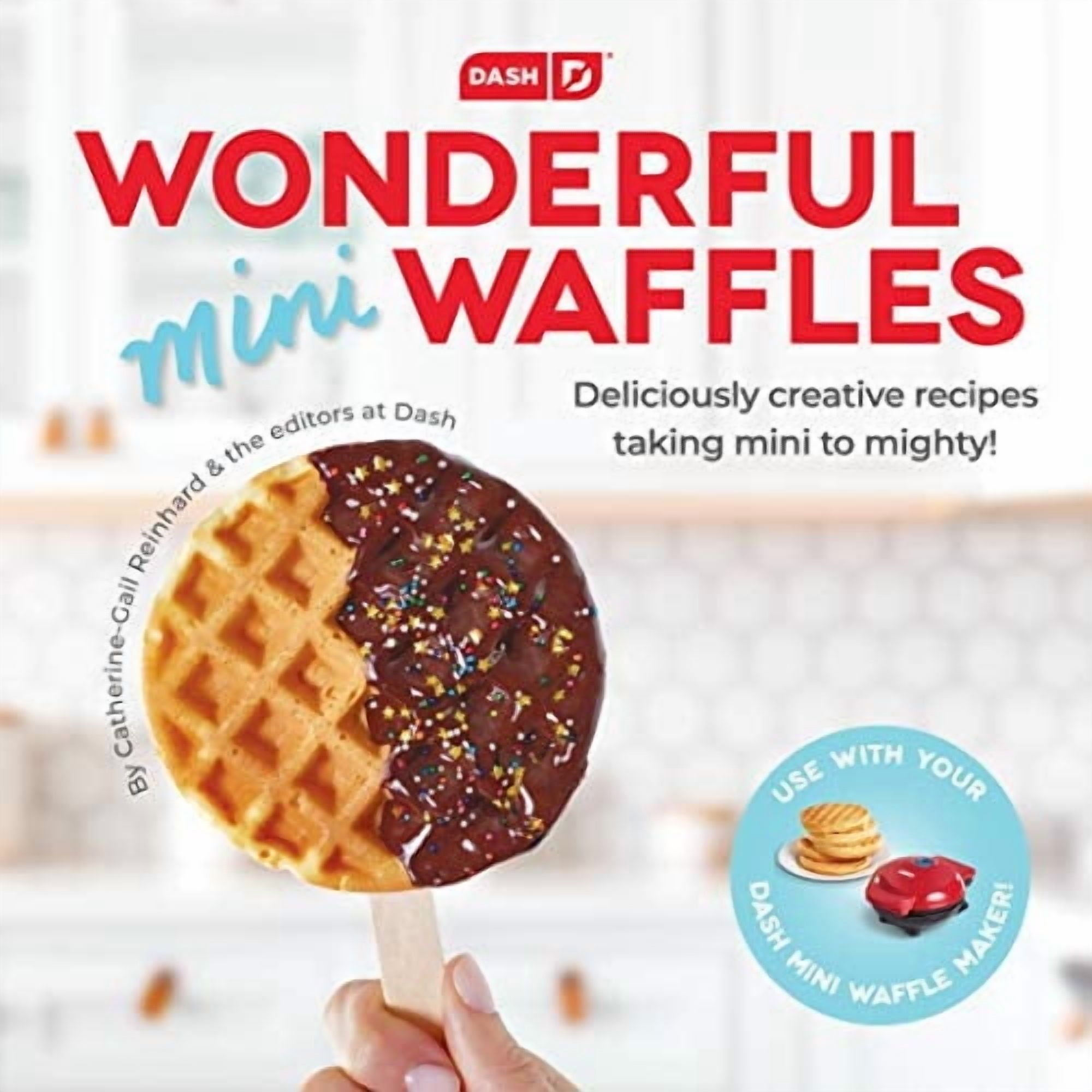 DASH DCB001MW Wonderful Mini Waffles Recipe Book with Gluten, Vegan ...