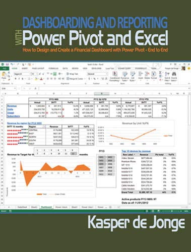 Pre-Owned Dashboarding and Reporting with Power Pivot and Excel: How to Design and Create a ...