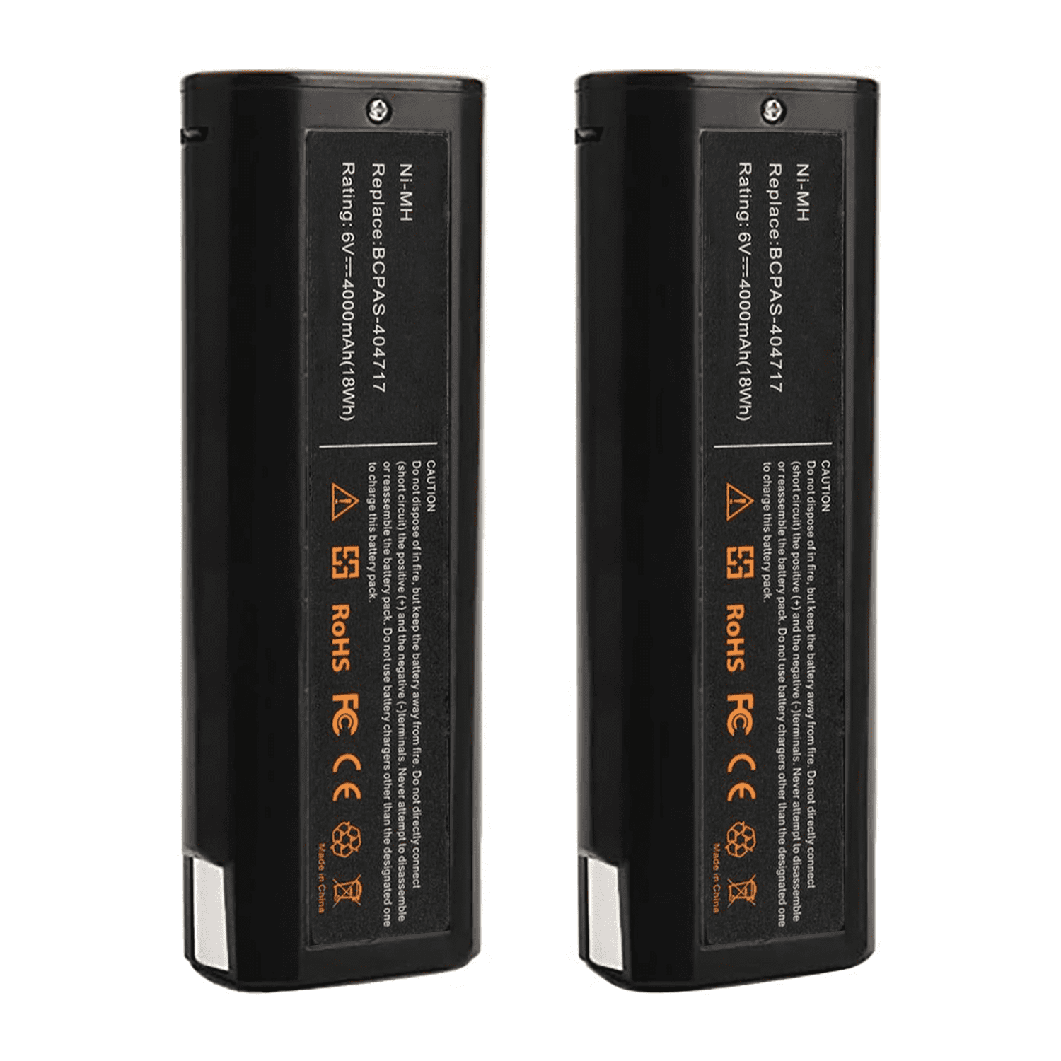 DASNITE 2Pack Paslode 404717 Battery 6V 4000mAh, Compatible with ...